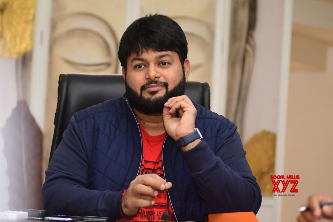 Music Director Thaman Stills From Aravindha Sametha Movie Interview ...
