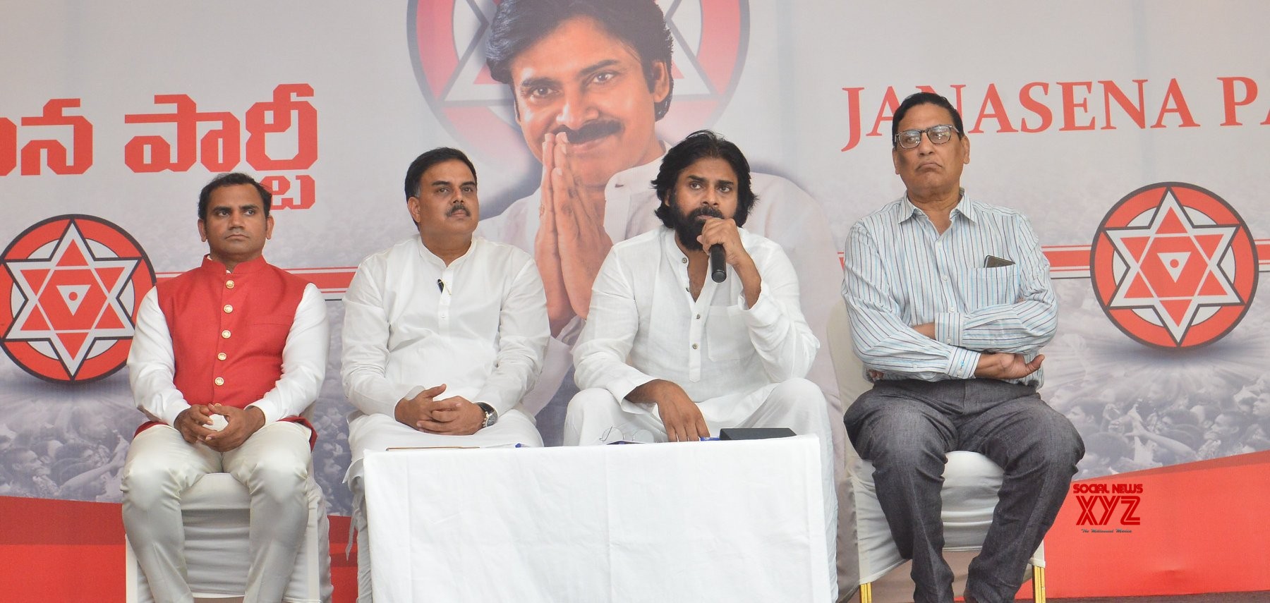 JanaSena Chief Pawan Kalyan Press Meet On Cyclone Titli In Vizag Gallery - Social News XYZ