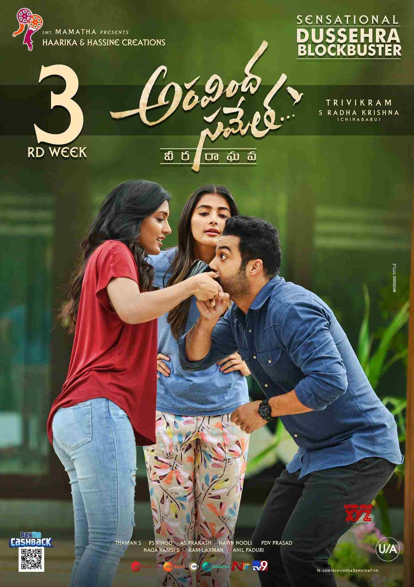 Aravindha Sametha Movie 3rd Week Posters - Social News XYZ