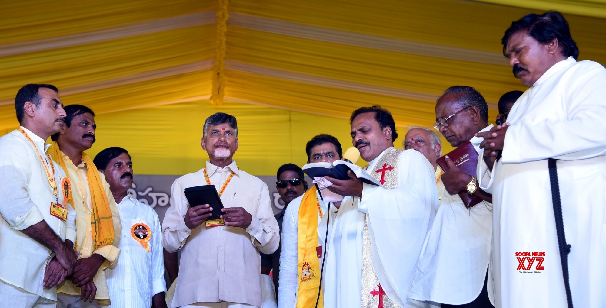 Kadapa (Andhra Pradesh): 'Dharma Porata Deeksha' - N. Chandrababu Naidu ...