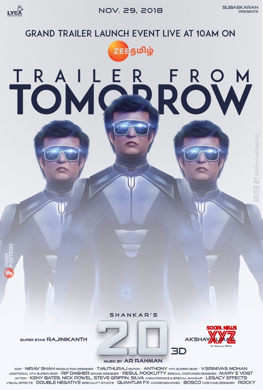 2.0 Trailer From Tomorrow Posters - Social News XYZ