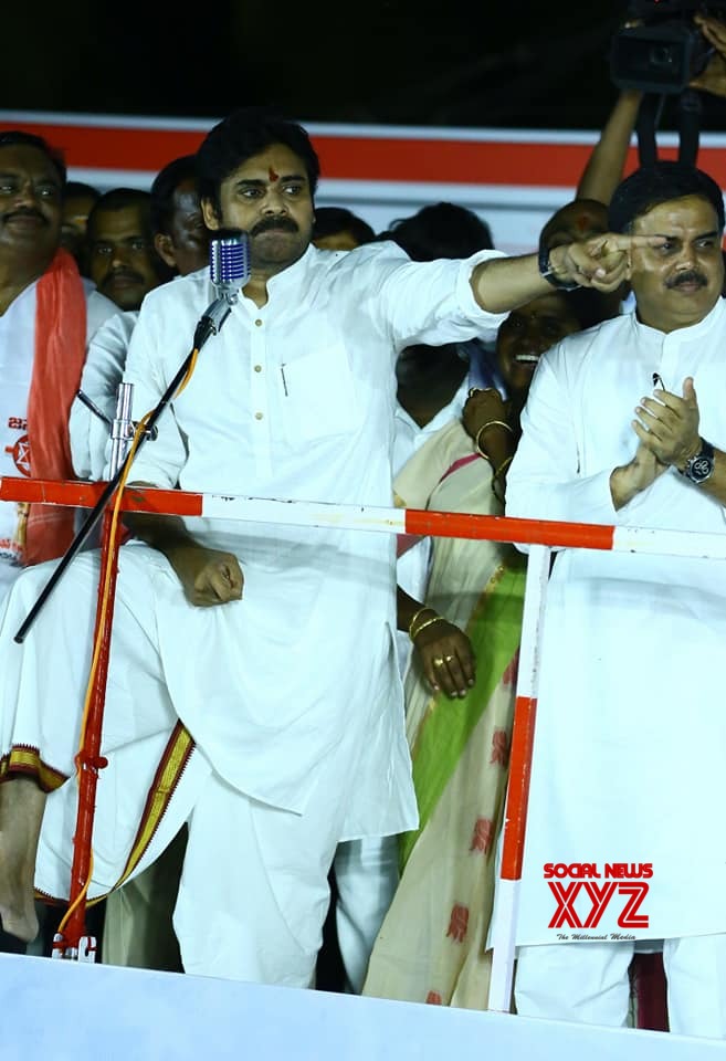 JanaSena Chief Pawan Kalyan Pithapuram Public Meeting Gallery - Social News XYZ
