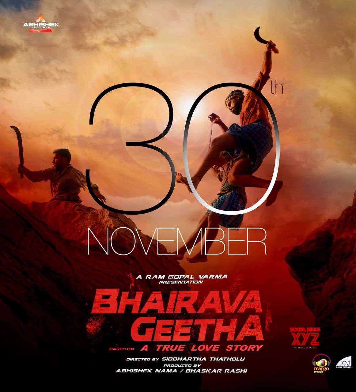 Bhairava Geetha Movie Latest Release Date Poster - Social News XYZ