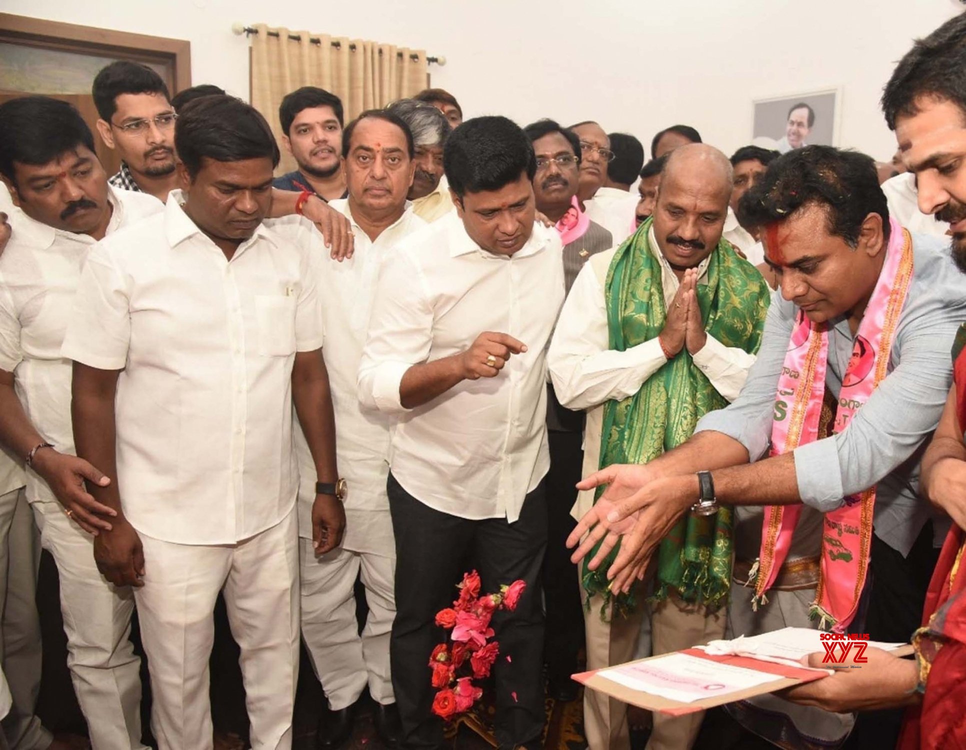Hyderabad: K. T. Rama Rao takes charge as the working president of TRS ...