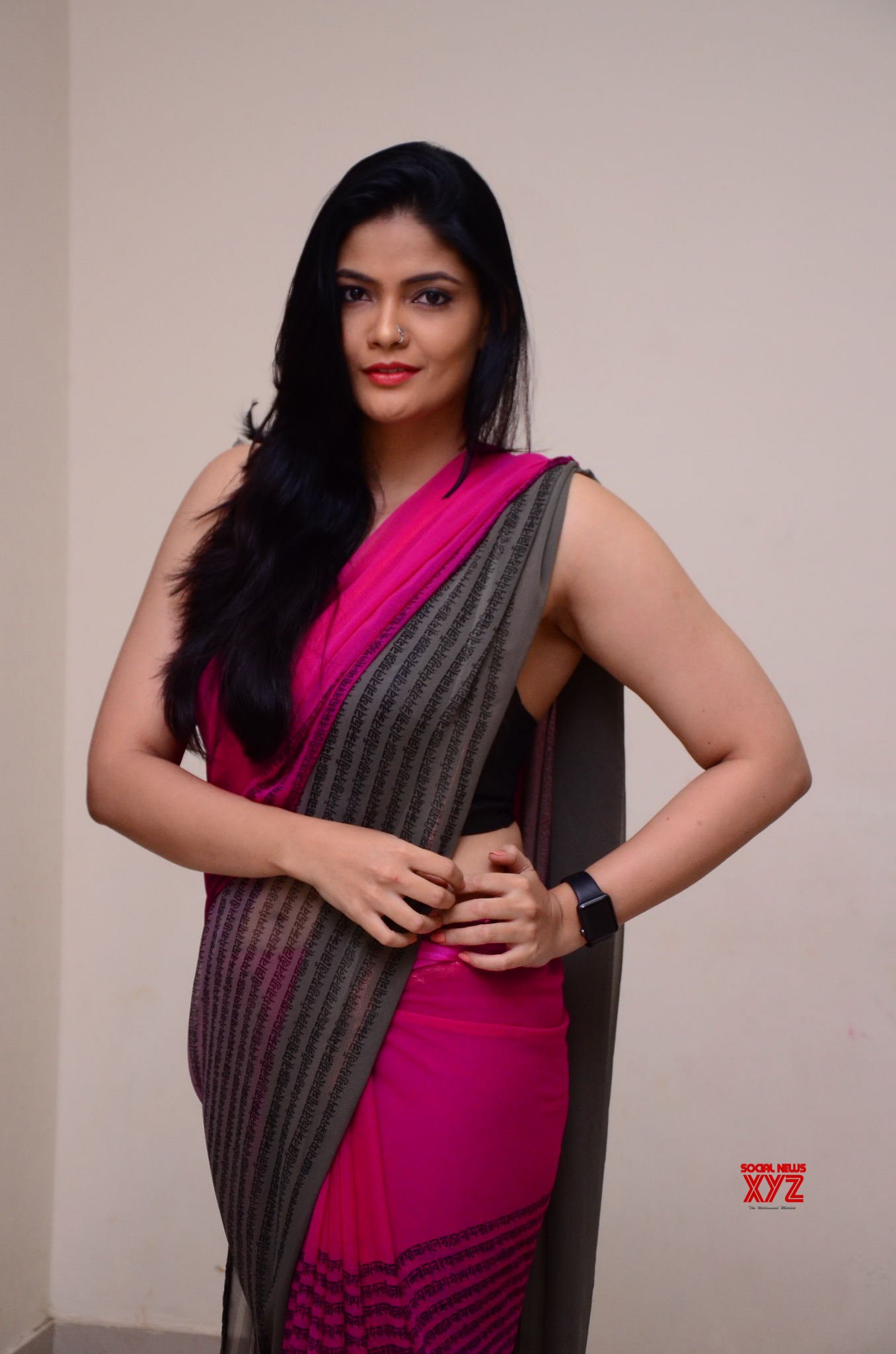 Actress Kalpika Stills From Padi Padi Leche Manasu Movie Pre Release ...