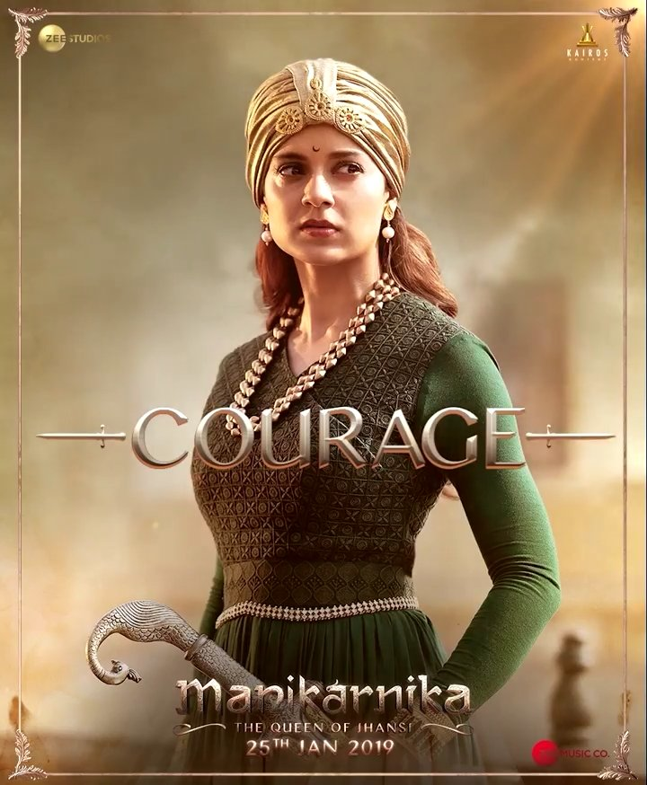 Kangana Ranaut's Manikarnika Movie New Poster - Social News XYZ