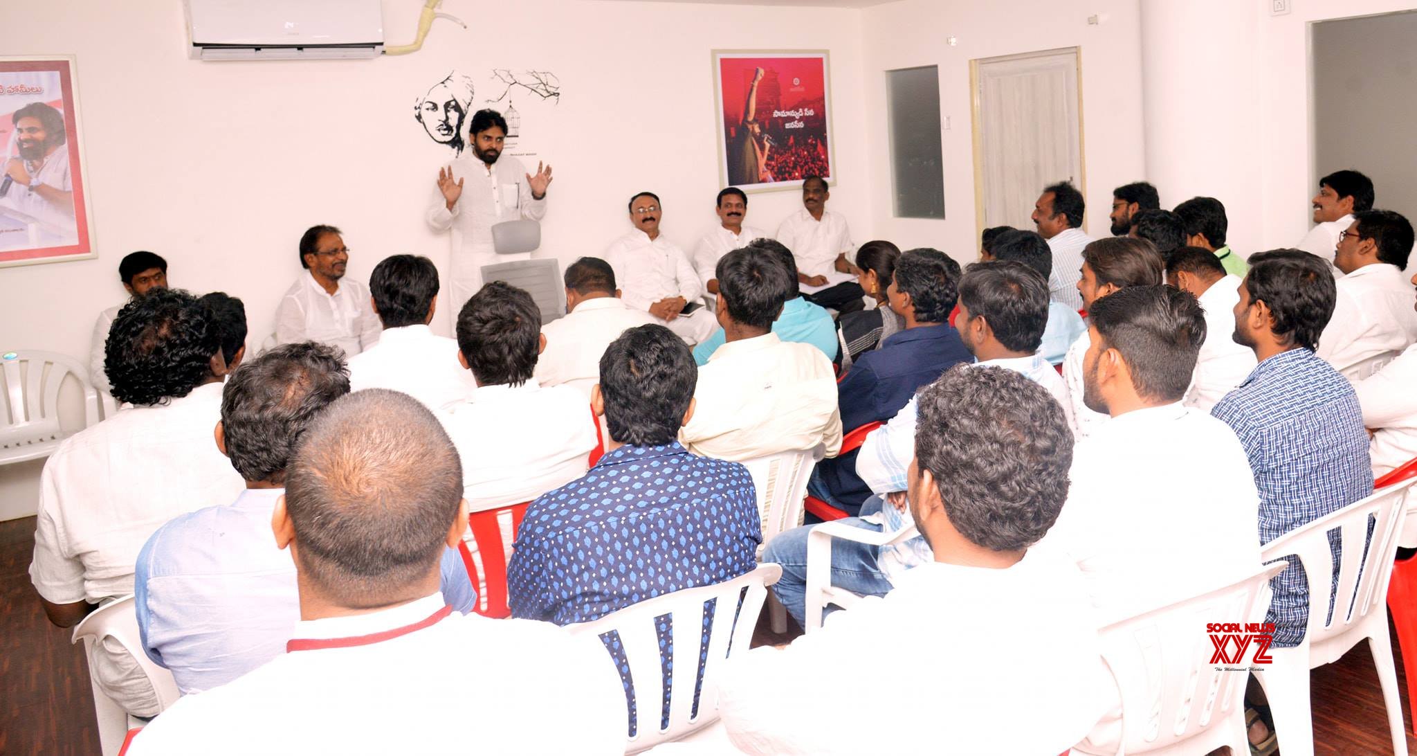 JanaSena Chief Pawan Kalyan Meeting With Kurnool District Leaders - Gallery - Social News XYZ