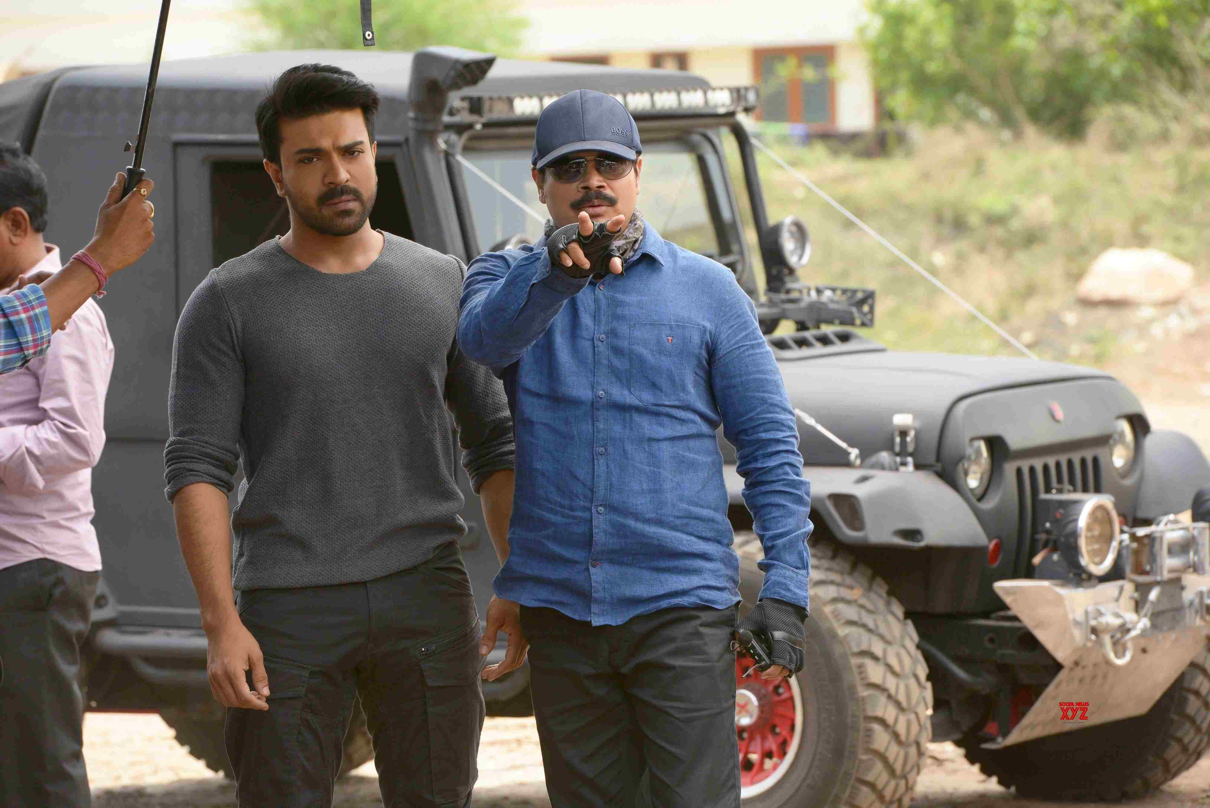Ram Charan And Boyapati Srinu HD Working Stills From Vinaya Vidheya ...