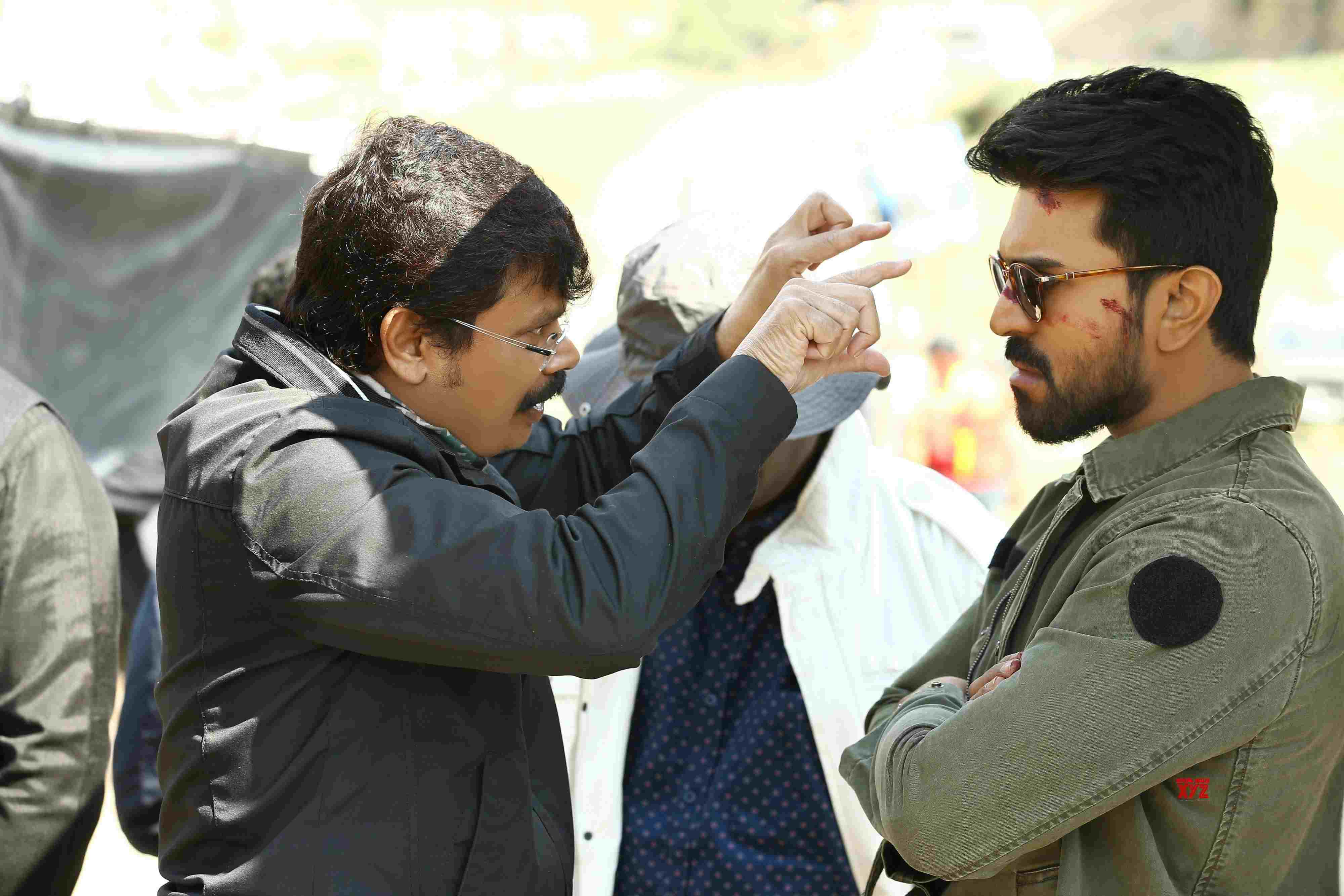 Ram Charan And Boyapati Srinu HD Working Stills From Vinaya Vidheya ...