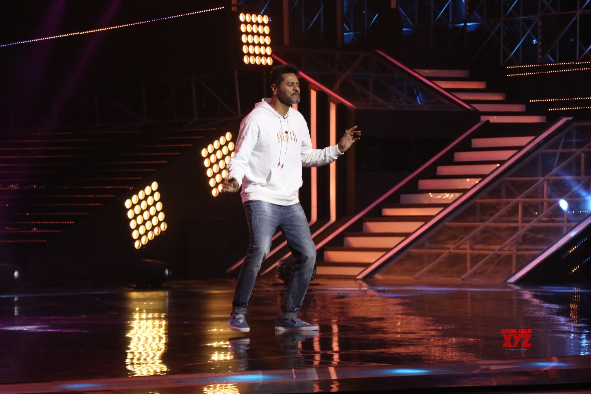 Mumbai: Prabhu Deva on the sets of "Dance Plus" #Gallery - Social News XYZ