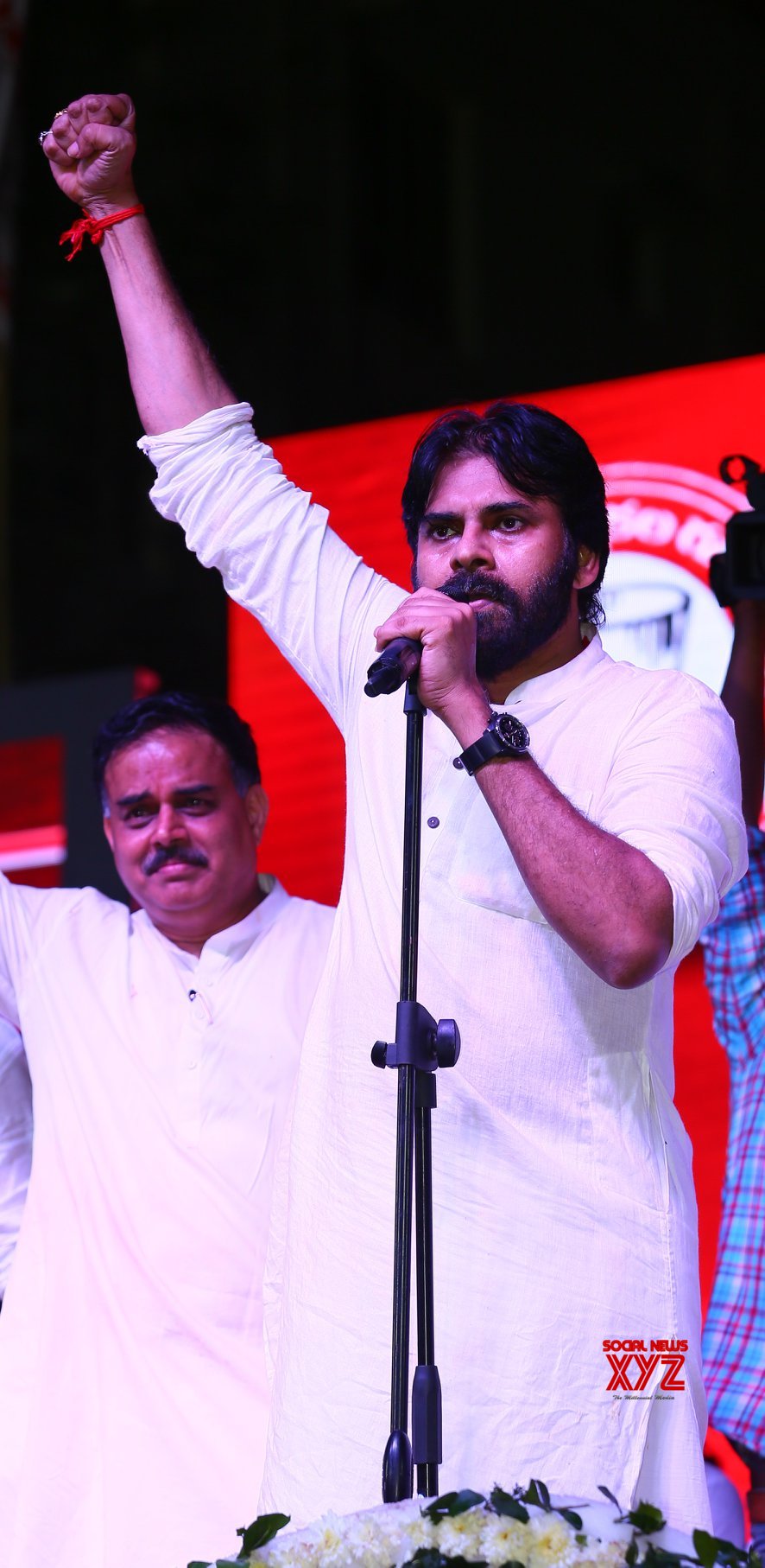 JanaSena Chief Pawan Kalyan's Janasena Sankharavam In Guntur Gallery ...