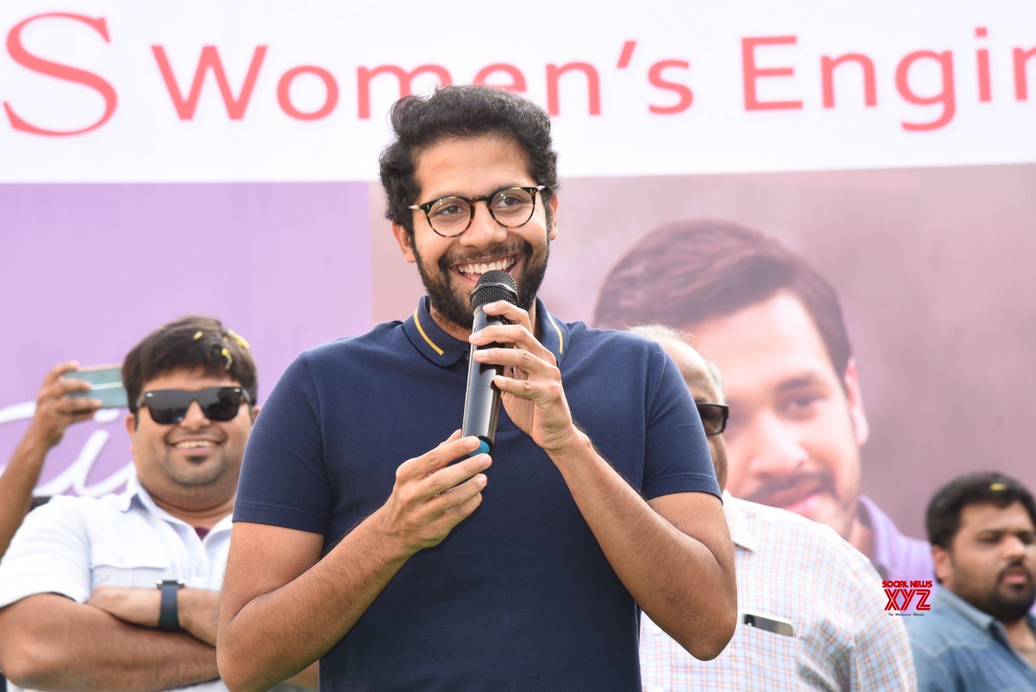 Mr Majnu Team At Rajahmundry ISTS Women's Engineering College Stills ...
