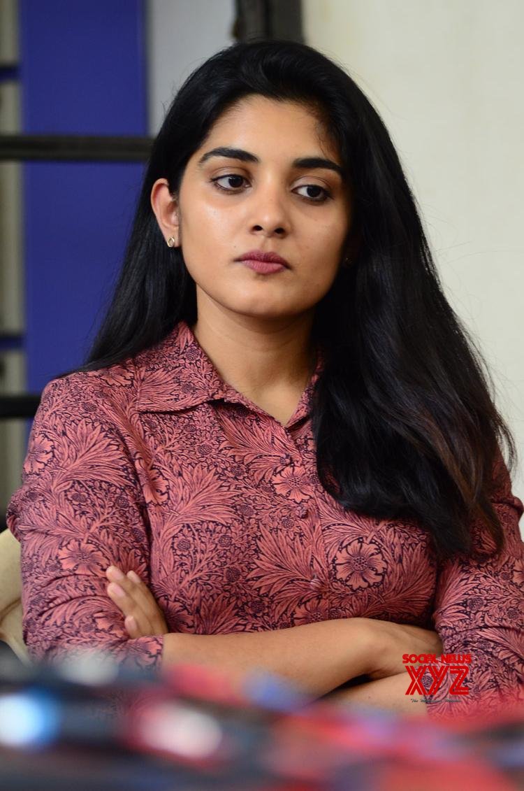 Actress Nivetha Thomas Stills From 118 Movie Success Celebrations ...