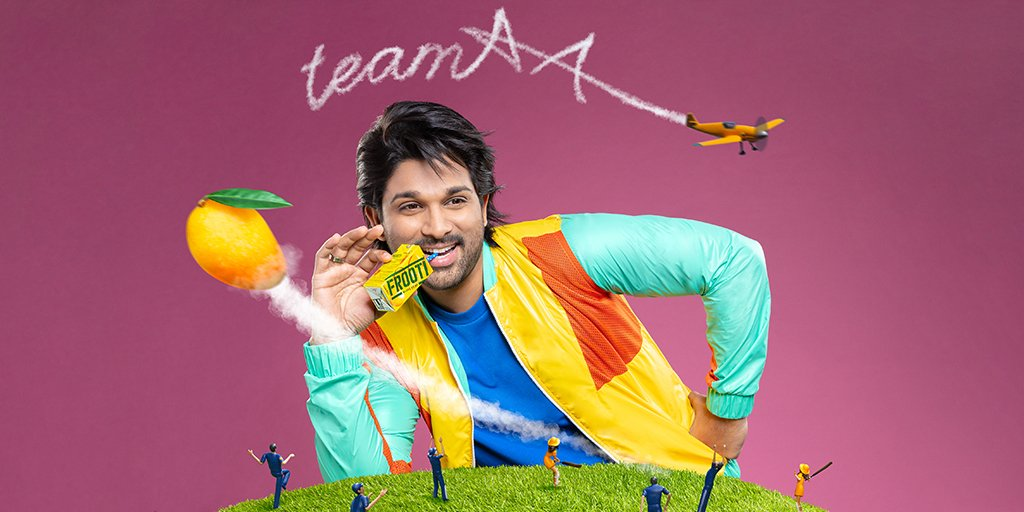 Allu Arjun Is Frooti's Brand Ambassador - Social News XYZ