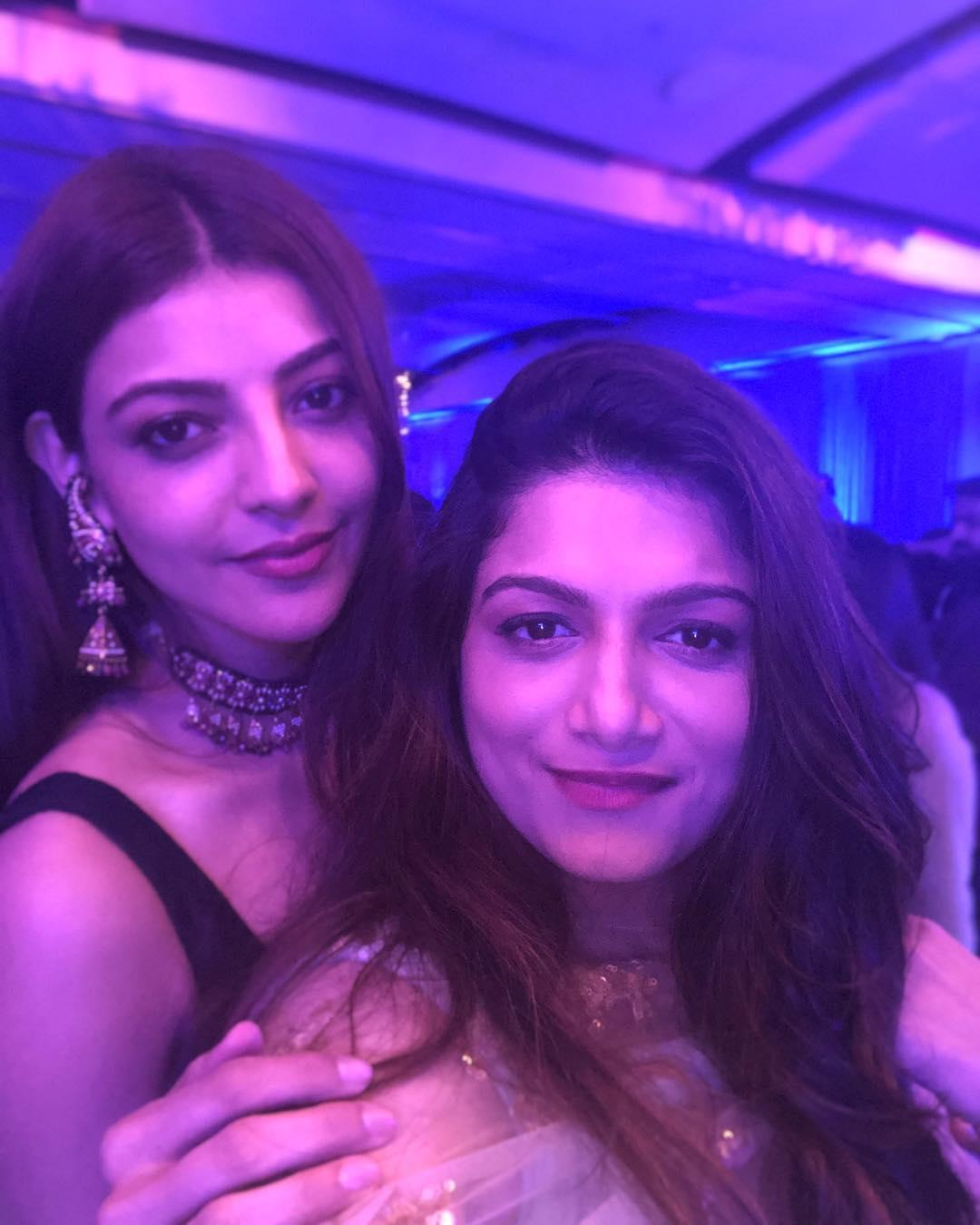 Actress Kajal Aggarwal Stills From Friends Wedding Bash - Social News XYZ