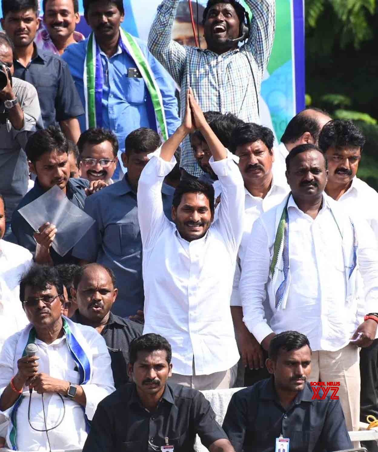 Krishna (Andhra Pradesh): Jaganmohan Reddy launches YSR Congress' election campaign in ...