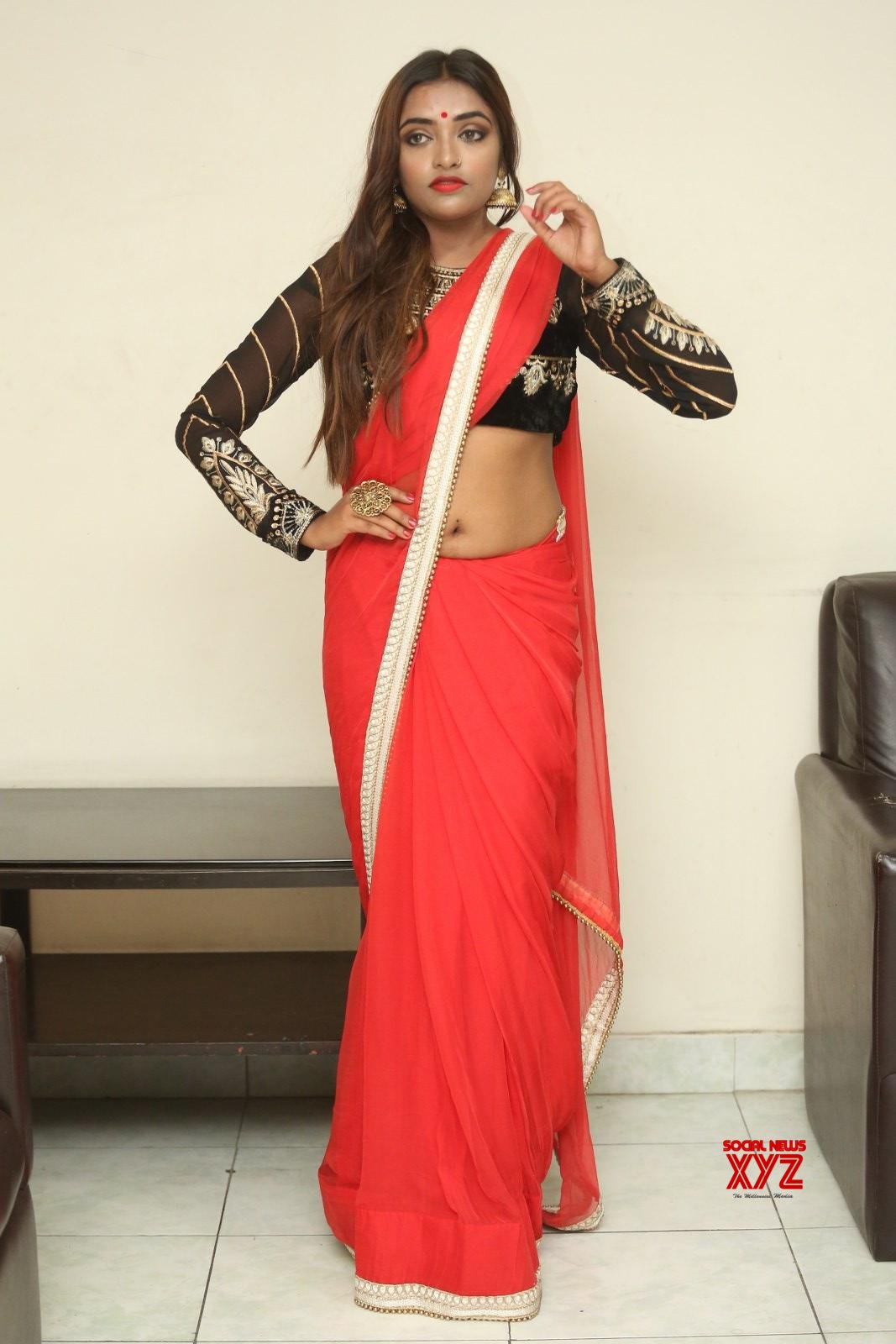 Actress Ashi Roy Stills From KS 100 Movie Audio Launch - Social News XYZ