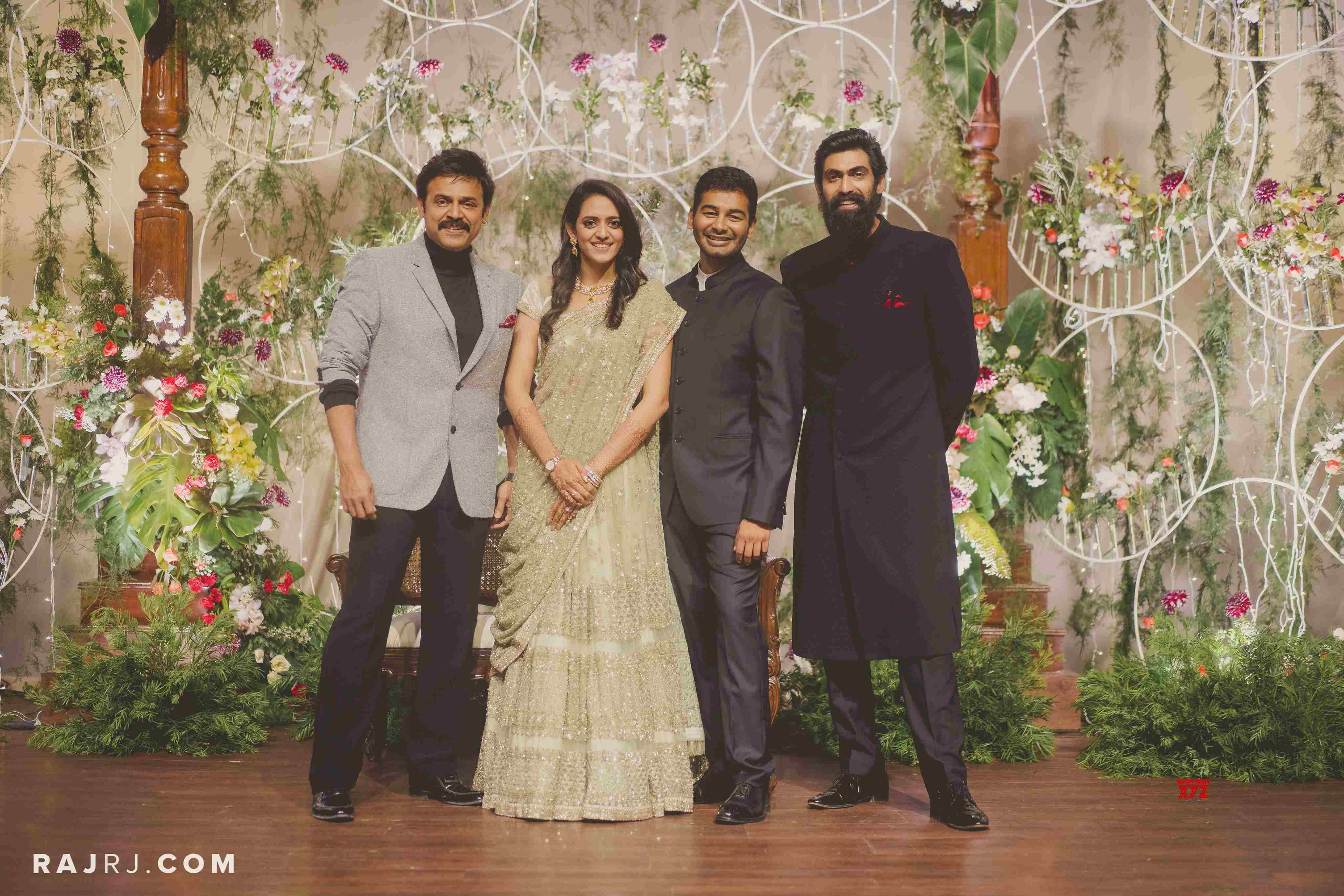 Venkatesh's Daughter Asritha And Vinayak Reddy Wedding Reception HD ...