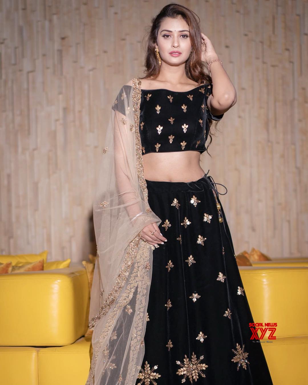 Actress Payal Rajput New Stills In Sirisha Reddy Outfit - Social News XYZ