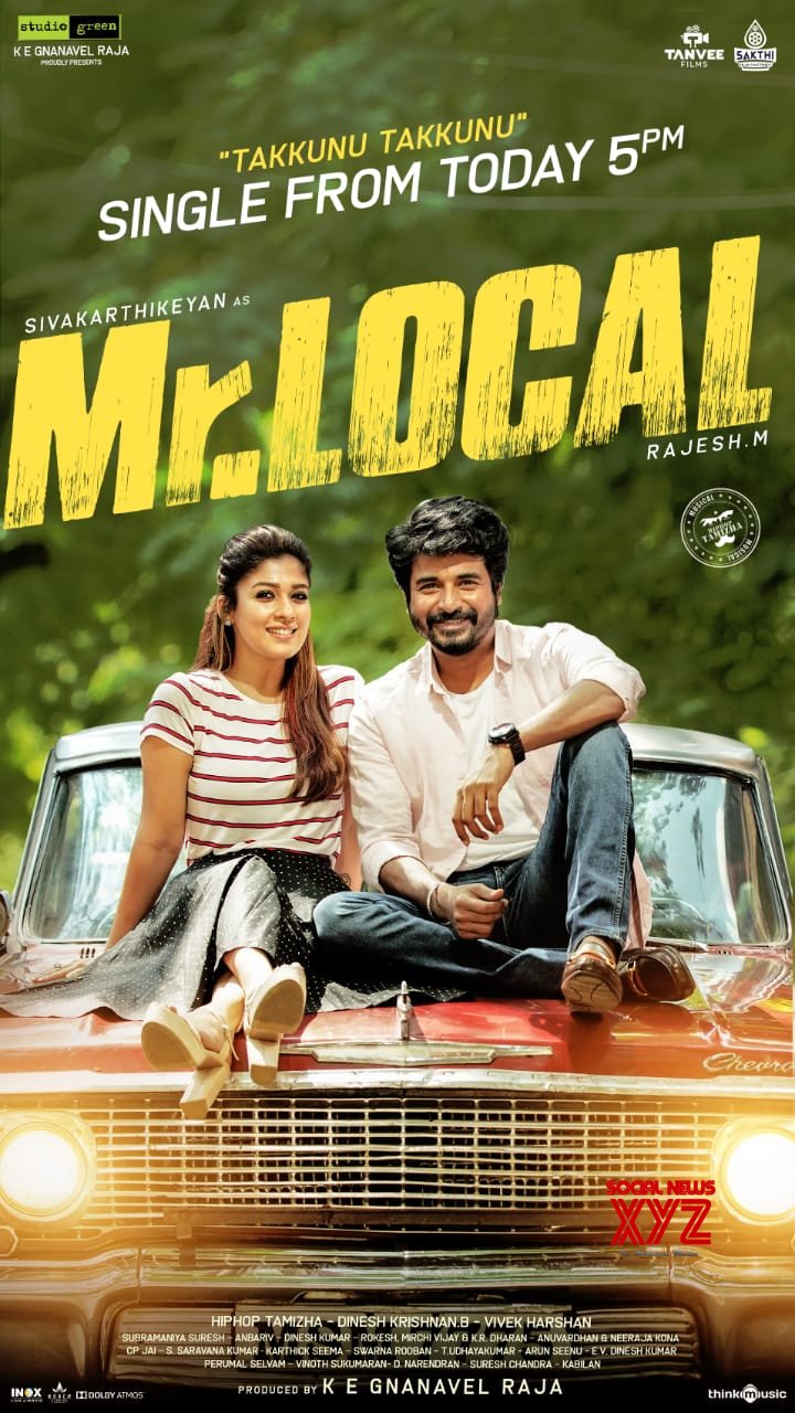 Mr.Local First Single Takkunu Takkunu Will Be Out At 5 PM Today ...