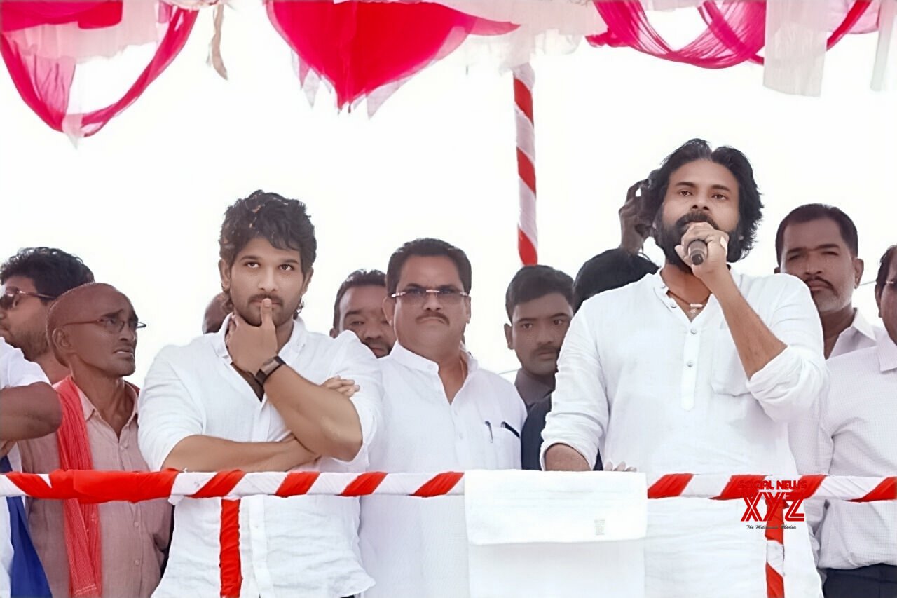 Allu Arjun Met Janasena Chief Pawan Kalyan Stills - Social News XYZ