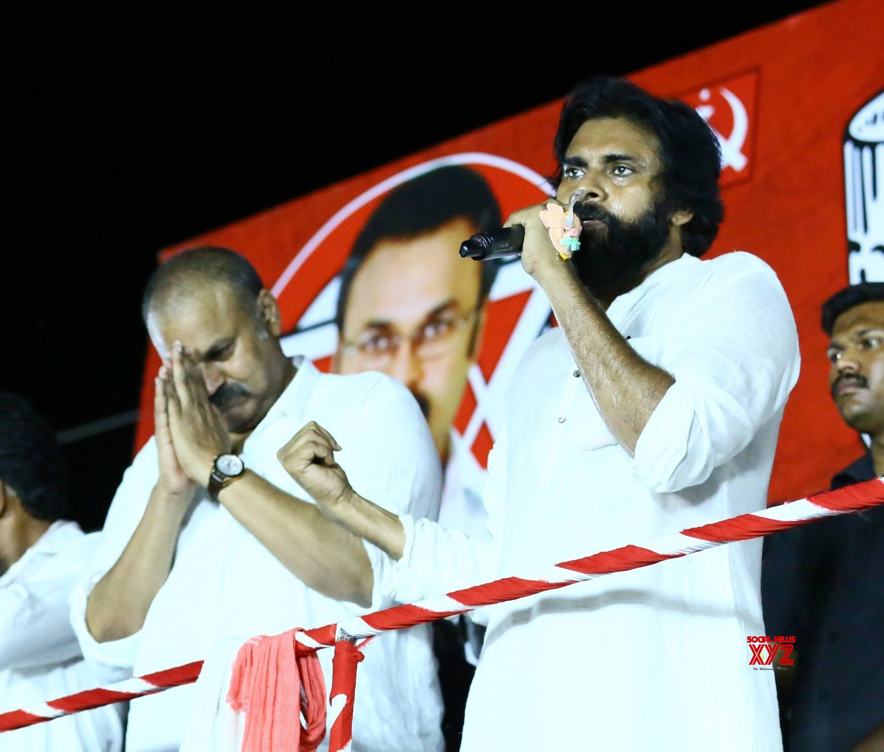 JanaSena Chief Pawan Kalyan Election Sankharavam At Gutlapadu In Bhimavaram Constituency Gallery ...