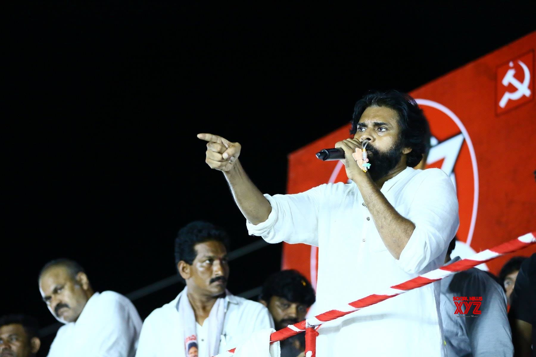 JanaSena Chief Pawan Kalyan Election Sankharavam At Gutlapadu In Bhimavaram Constituency Gallery ...