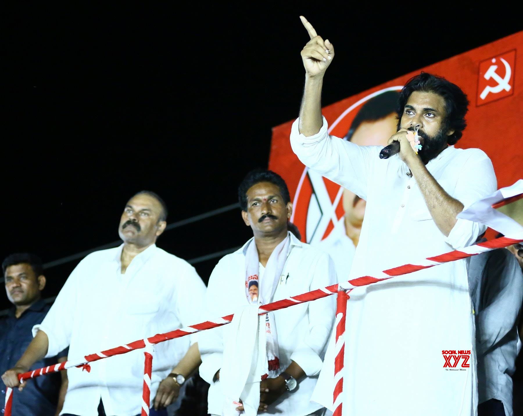 JanaSena Chief Pawan Kalyan Election Sankharavam At Gutlapadu In Bhimavaram Constituency Gallery ...