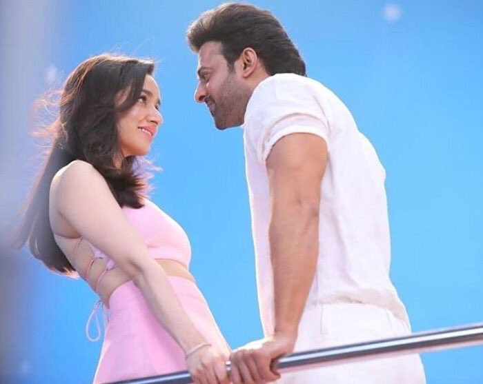Prabhas And Shraddha Kapoor Romantic Still From Saaho Movie - Social ...