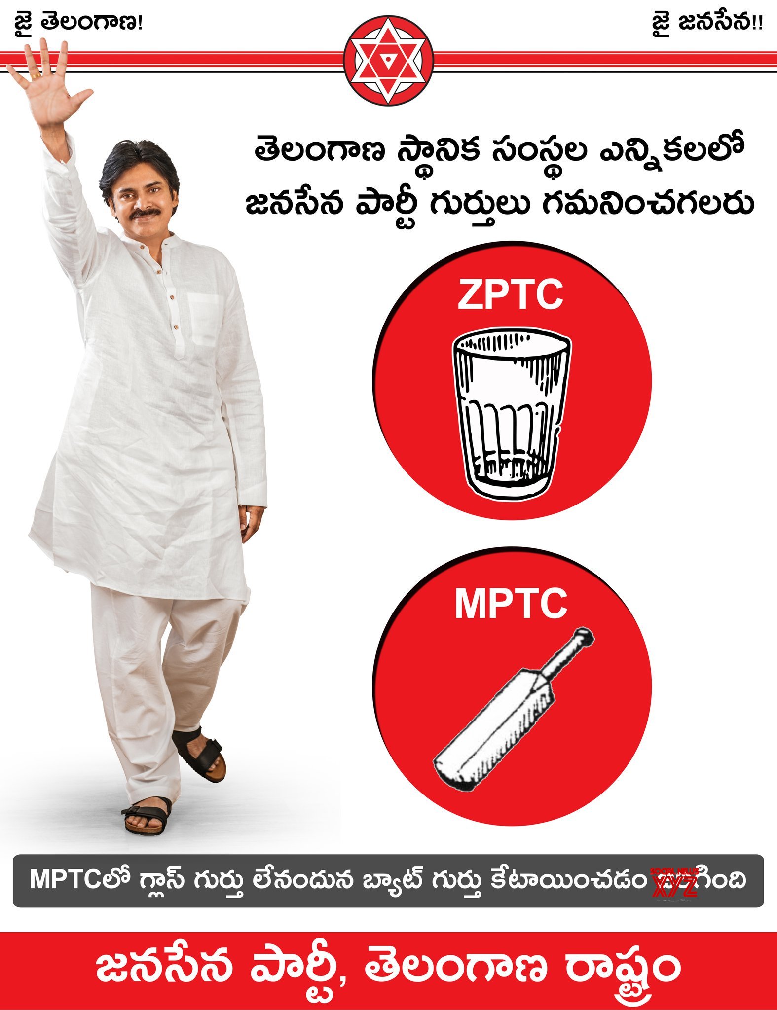 Janasena Party Symbols In Telangana Local Body Elections - Social News XYZ