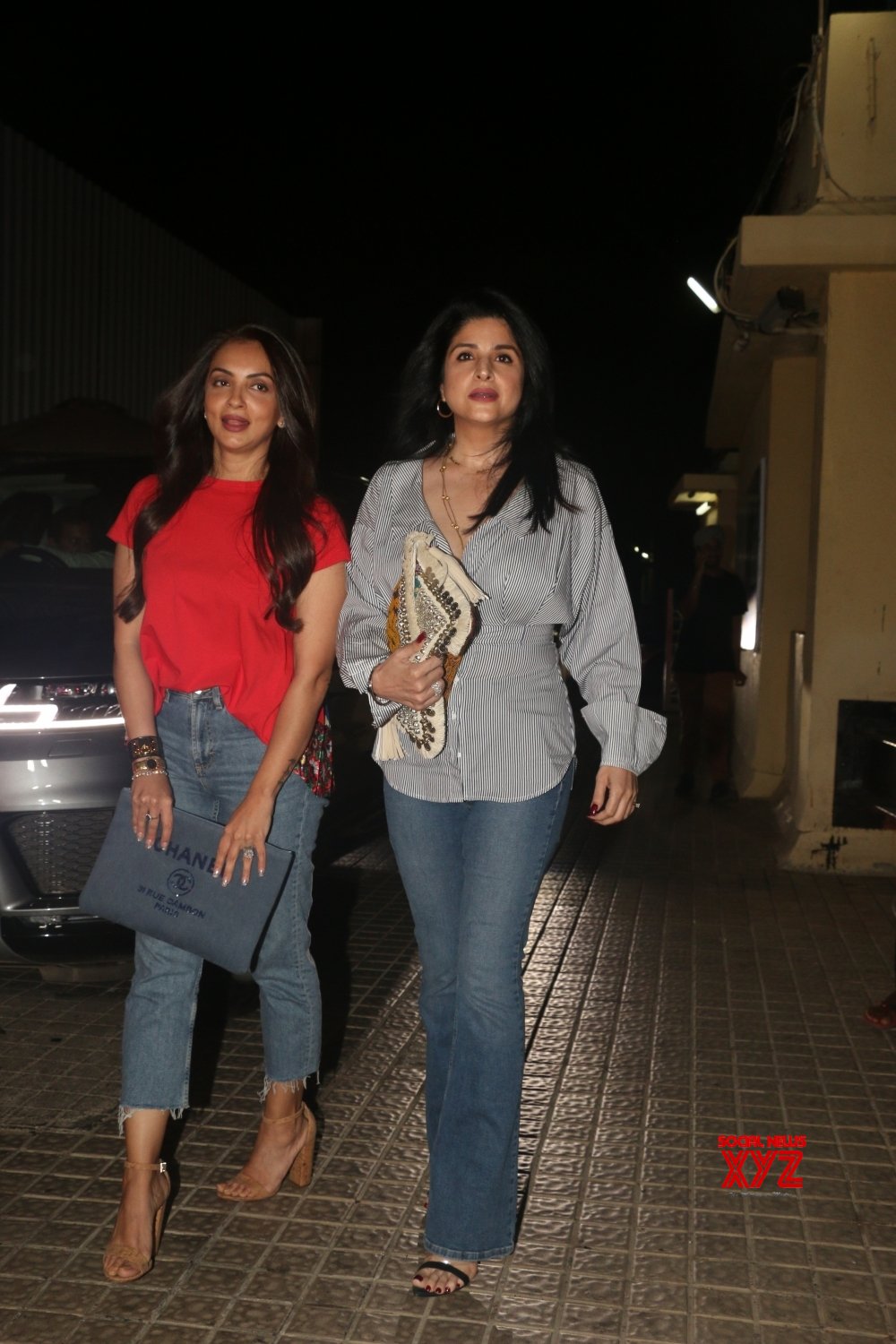 Mumbai: Film "Student of the Year 2" screening - Sophie Choudry, Maheep Sandhu, Seema Sachdev ...