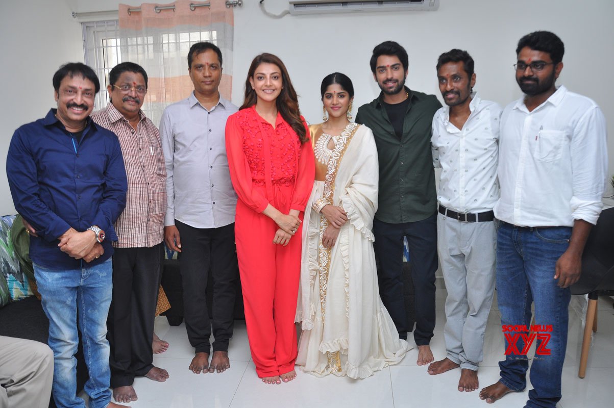 Kajal Aggarwal Presenter Manu Charitra Movie Opening Gallery - Social ...
