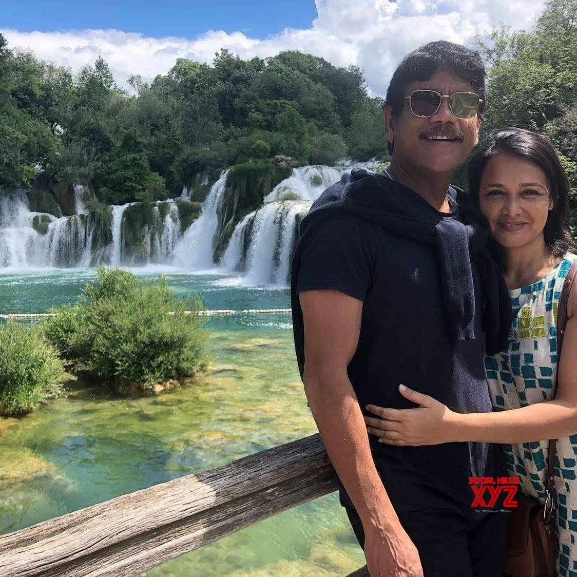 Nagarjuna And Amala Akkineni Still From Croatia - Social News XYZ