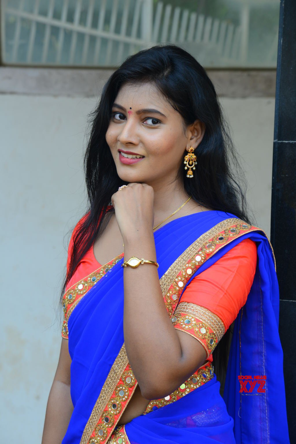 Actress Sirisha Stills From Etlu Movie Opening - Social News XYZ