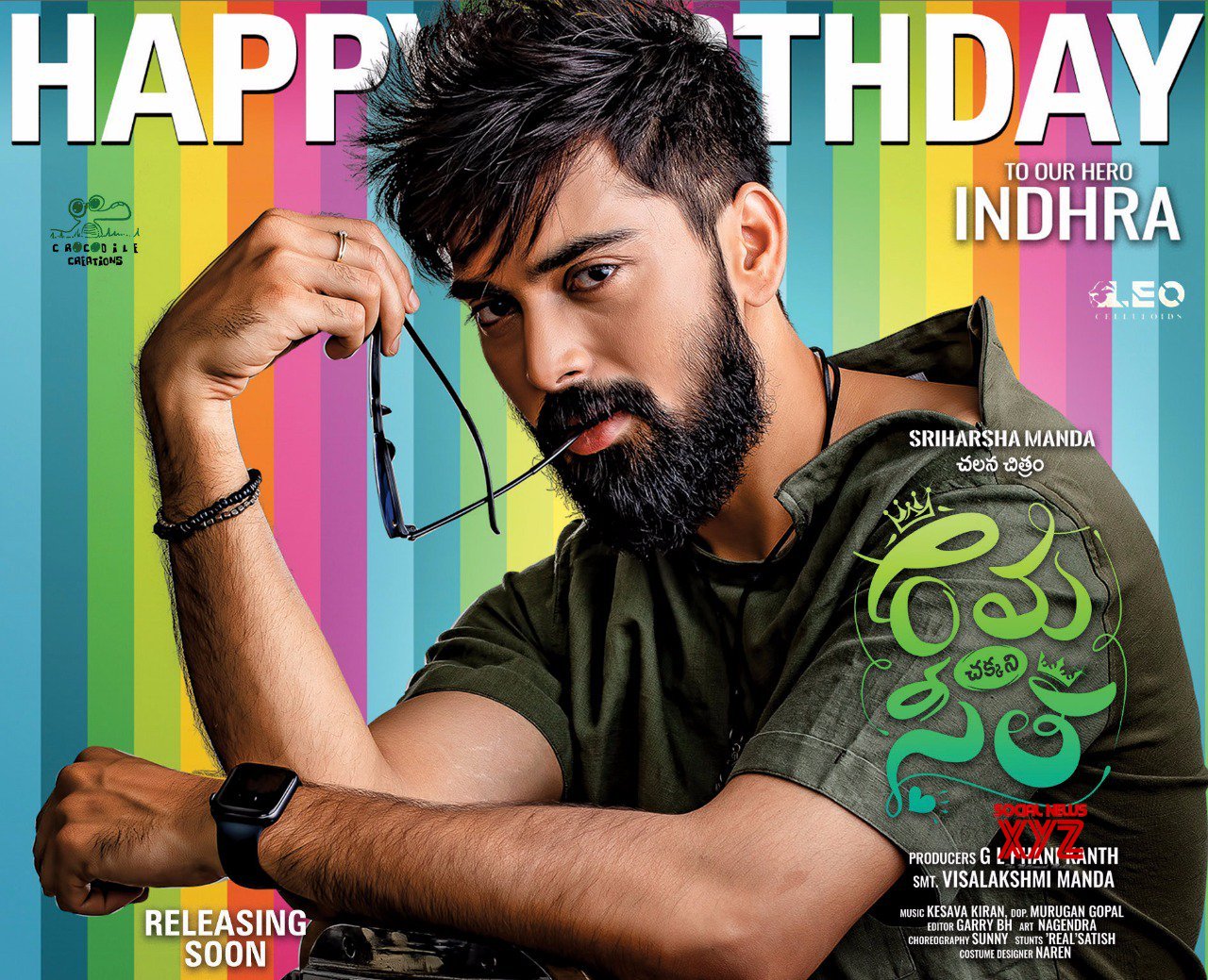 Hero Indhra Birthday Wishes Posters From Rama Chakkani Seetha - Social ...