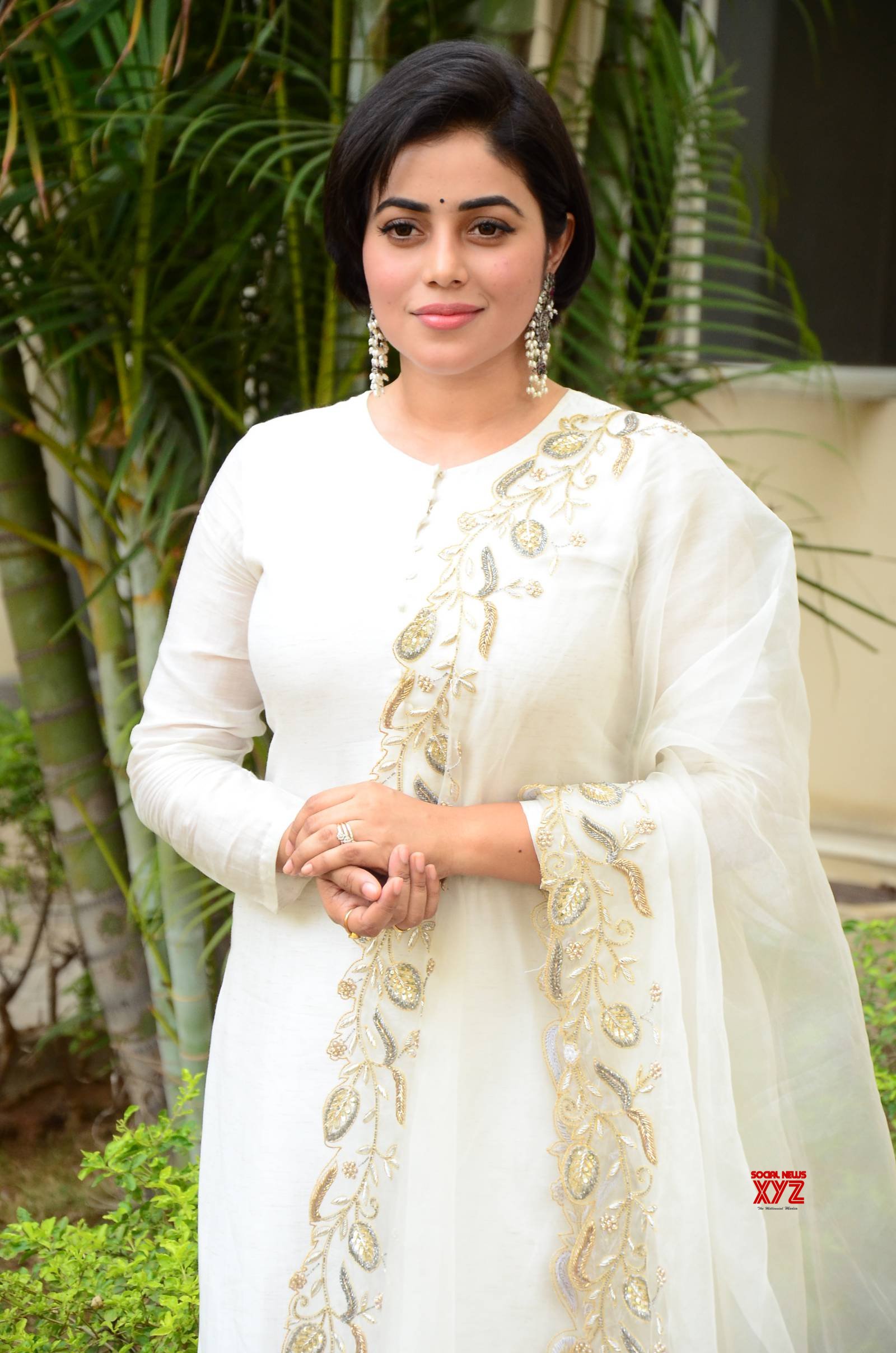 Actress Poorna Stills From Suvarna Sundari Movie Pre Release Event ...