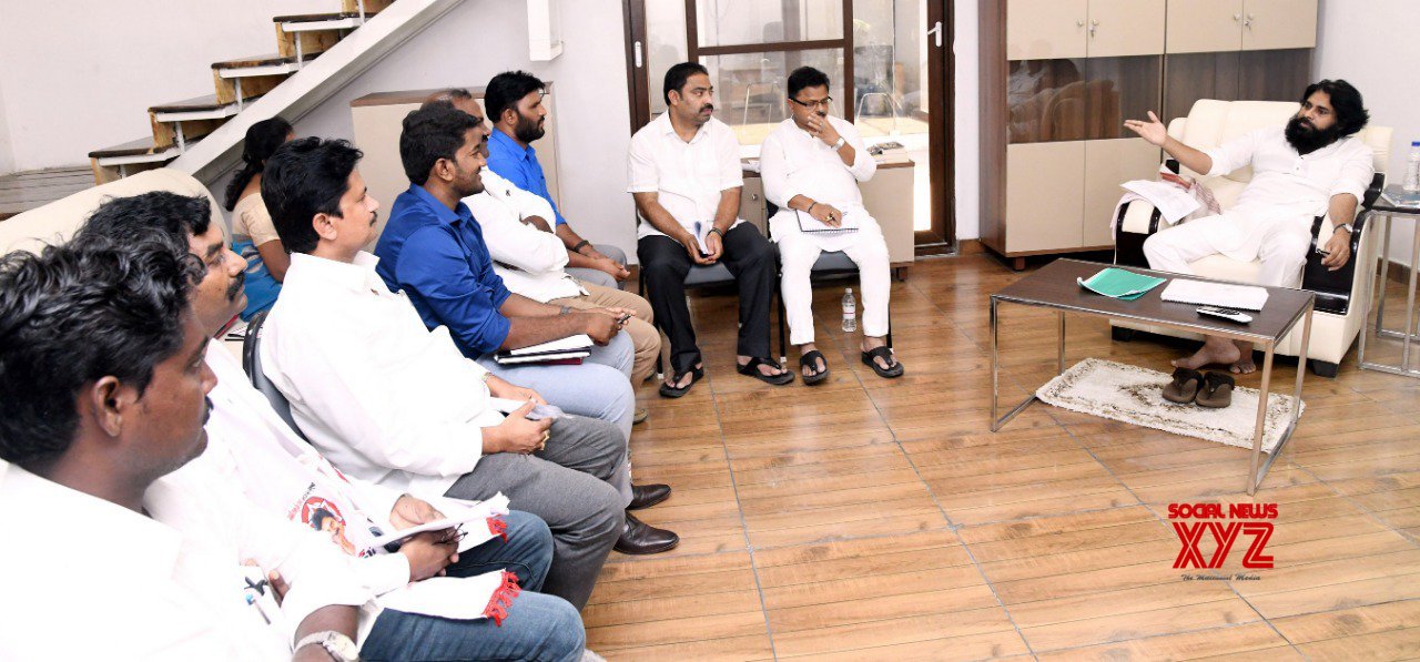 JanaSena Chief Pawan Kalyan Interaction With Prakasam District Leaders Gallery - Social News XYZ