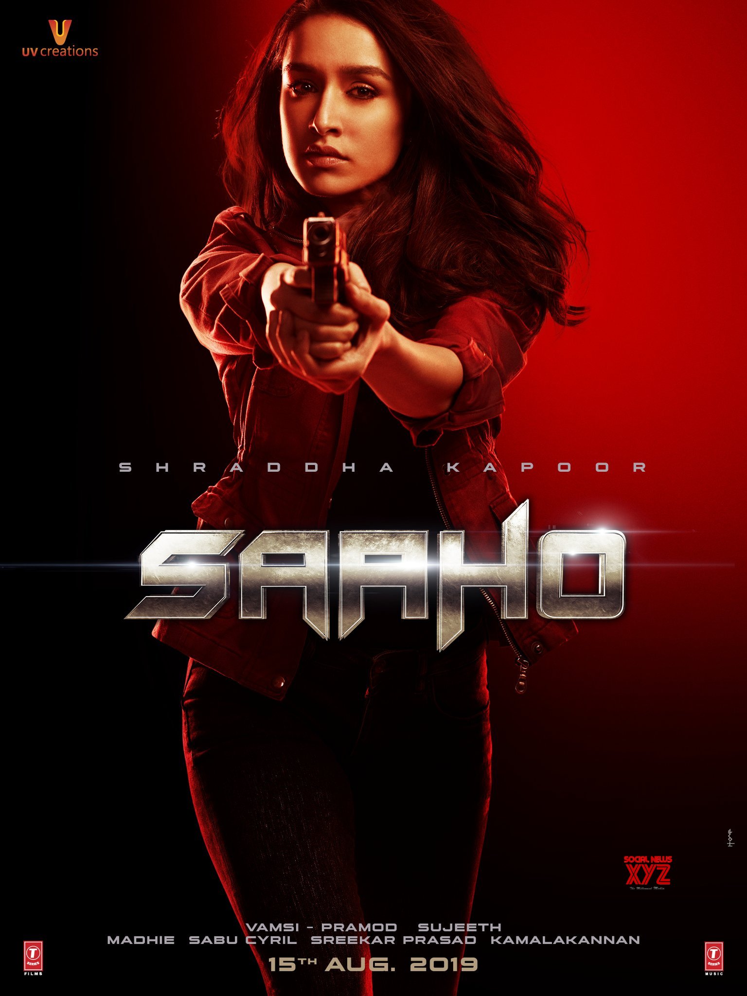 Actress Shraddha Kapoor First Look Poster From Saaho - Social News XYZ