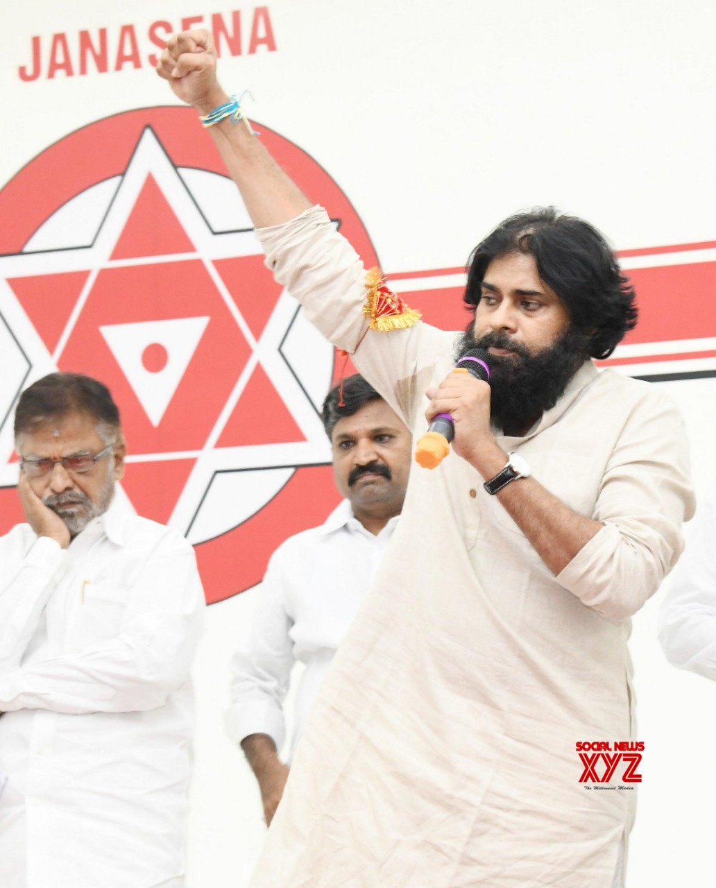 JanaSena Chief Pawan Kalyan Interaction With JanaSainiks Gallery - Social News XYZ
