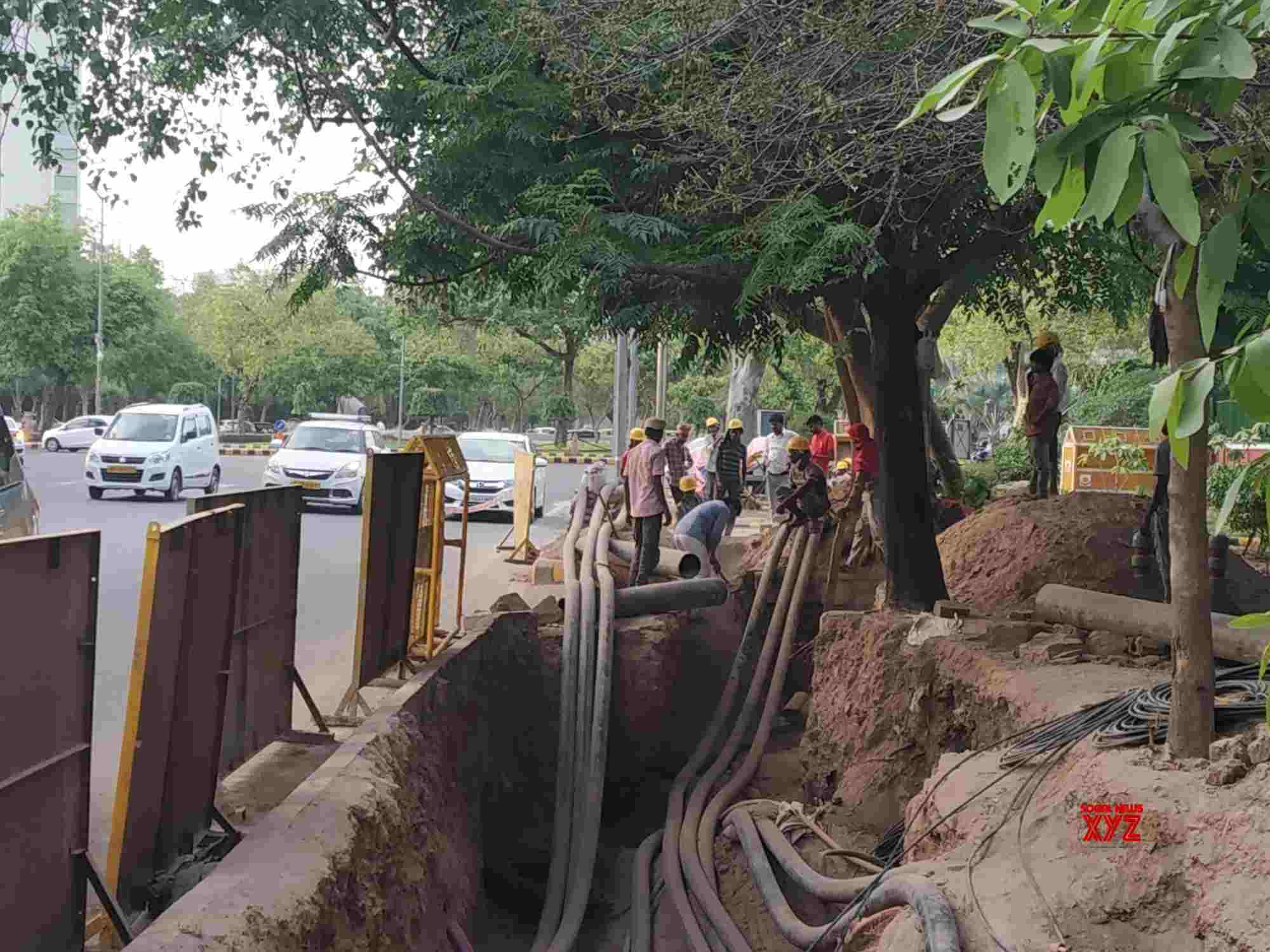 New Delhi: Digging work underway near India Gate #Gallery - Social News XYZ