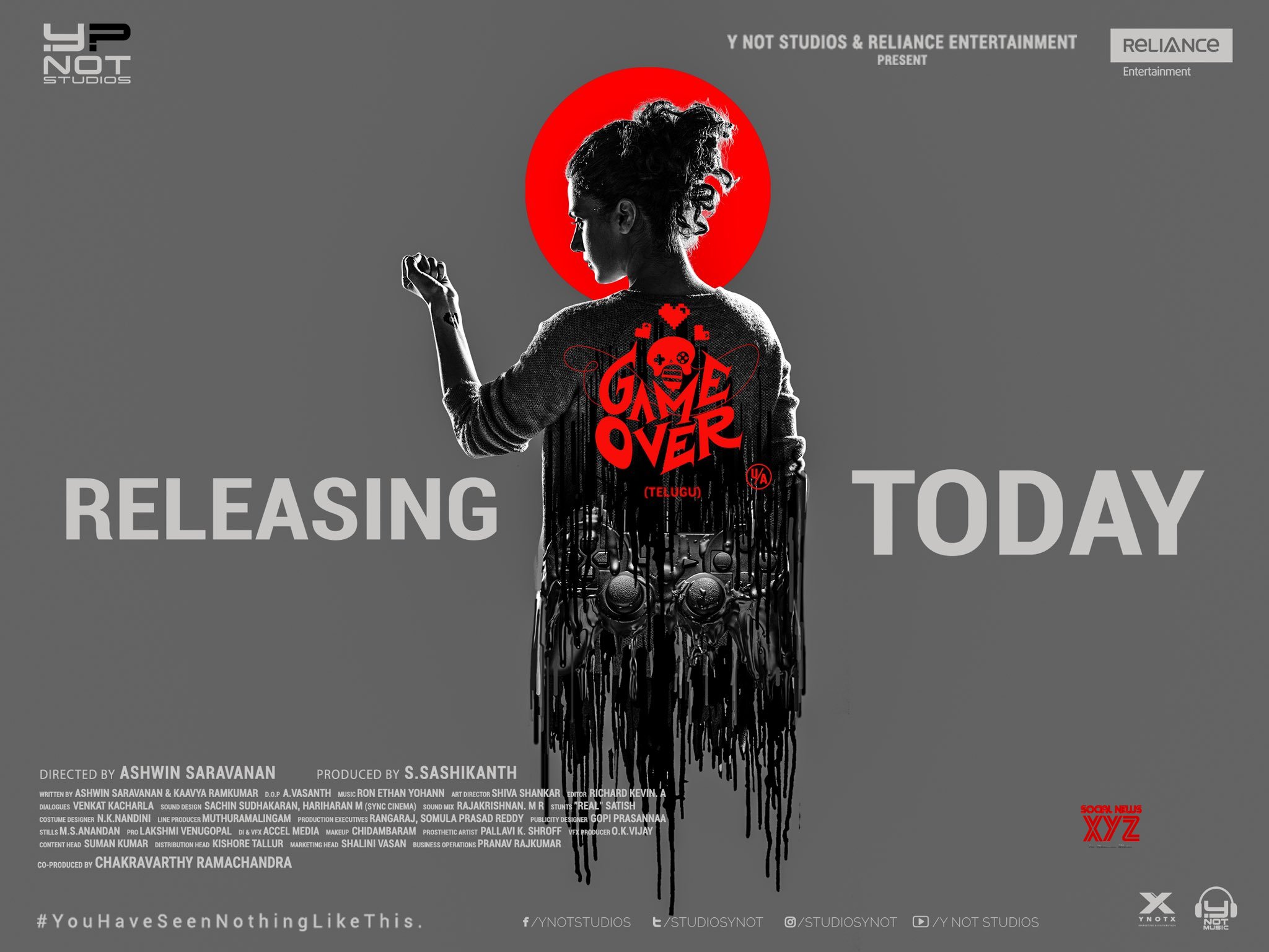 Game Over Movie Releasing Today Posters - Social News XYZ
