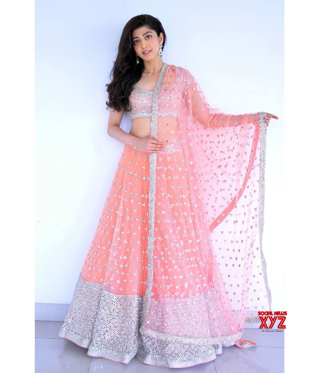 Actress Pranitha Subhash Glam Stills In A Lovely Lehenga - Social News XYZ