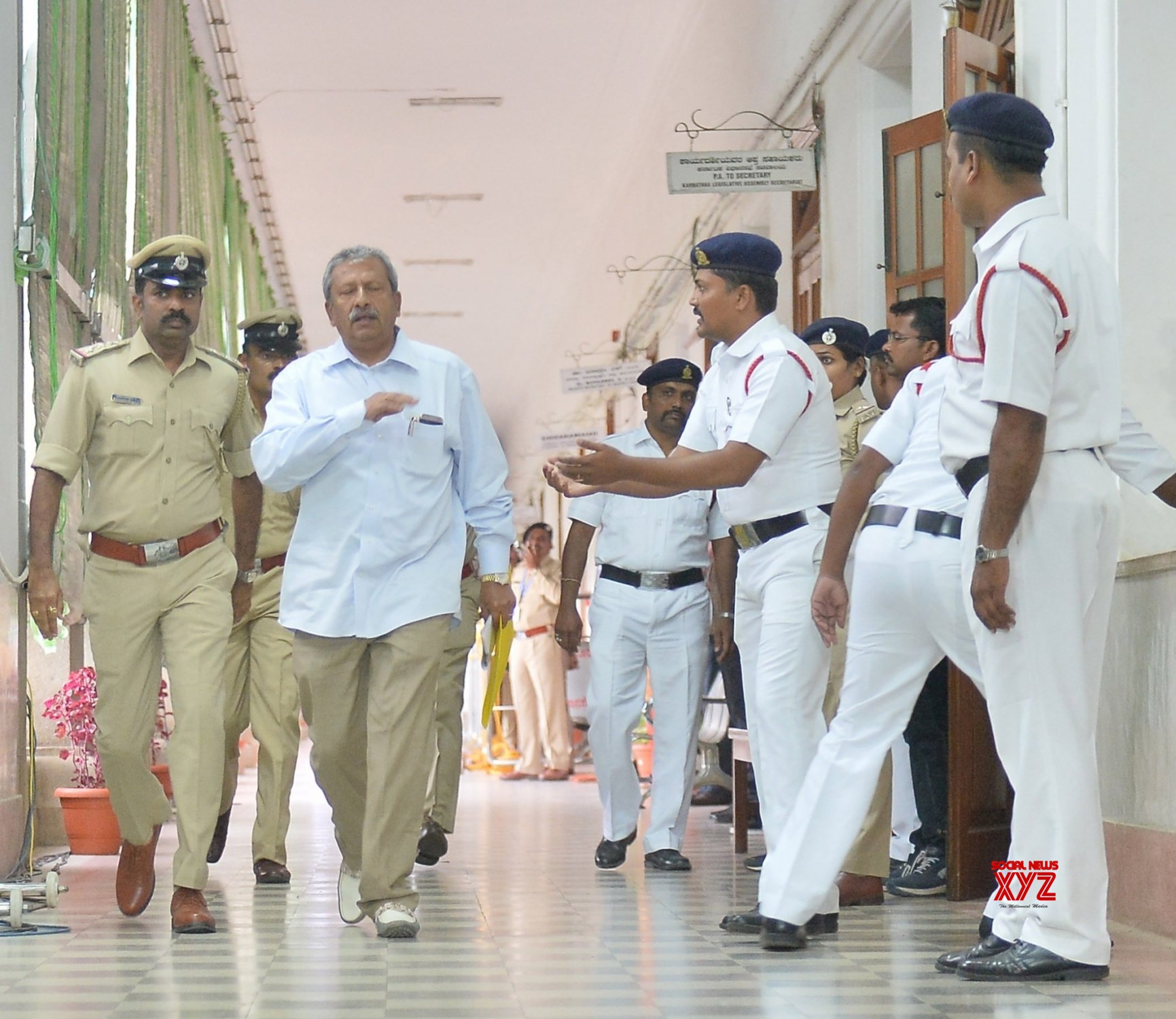 Bengaluru: Byrathi Basavaraj arrives at Karnataka Assembly Speaker's ...