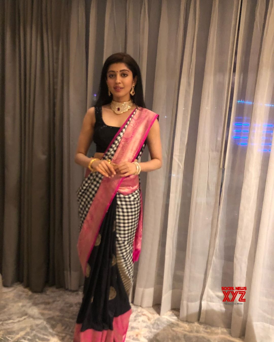 Actress Pranitha Subhash Latest Traditional Insta Stills - Social News XYZ