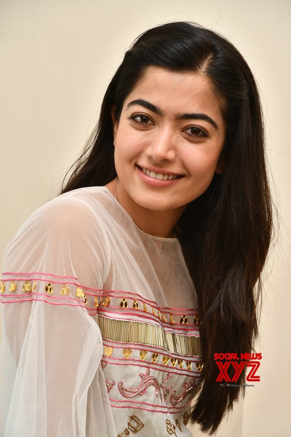 Actress Rashmika Mandanna Stills From Dear Comrade Movie Interview ...