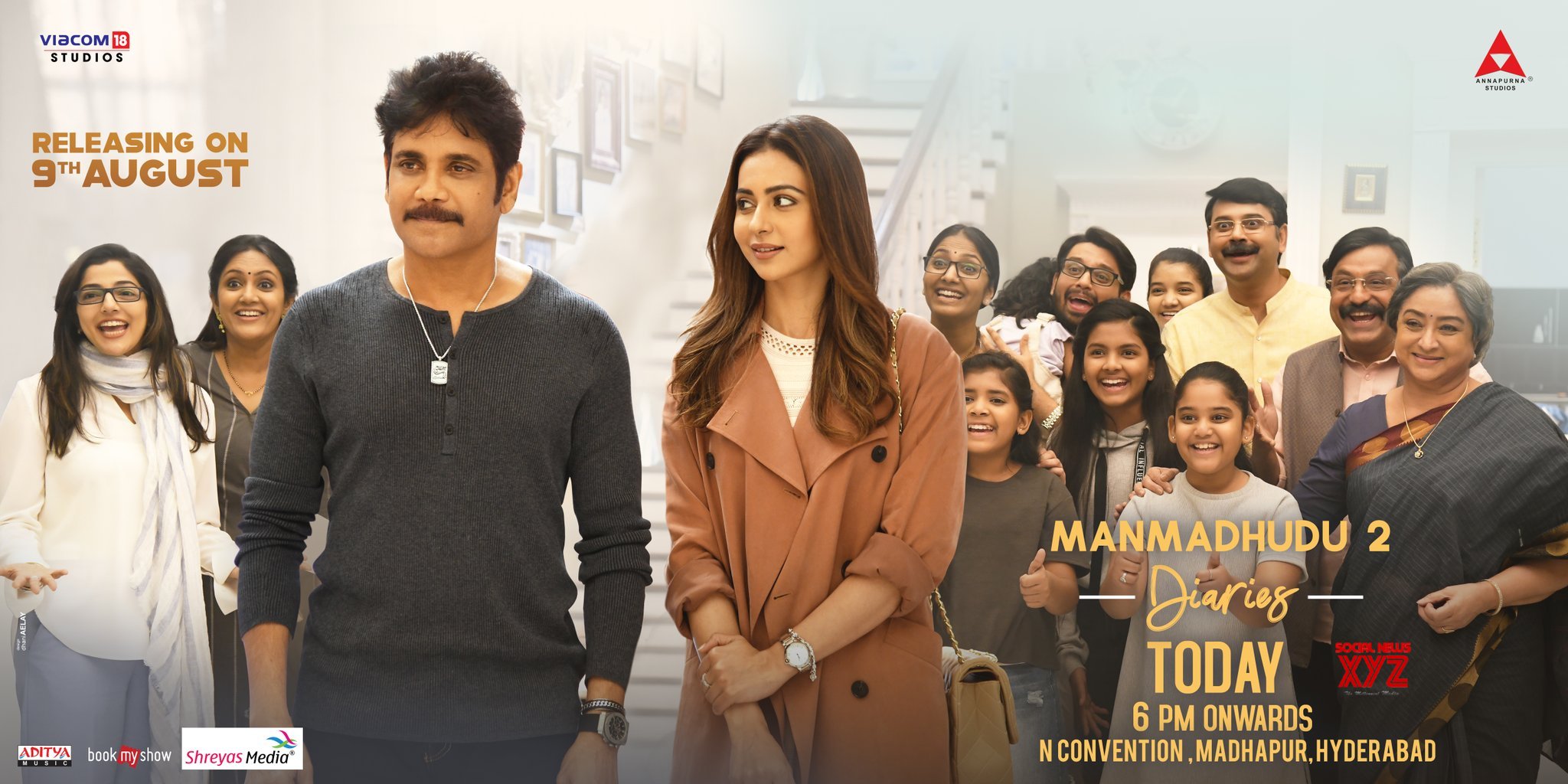 Manmadhudu 2 Movie Release Date Posters - Social News XYZ