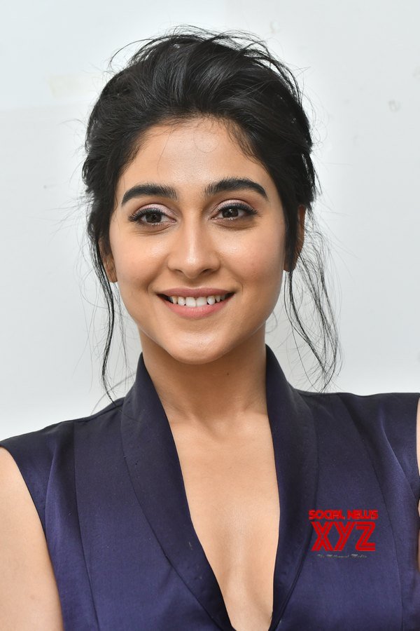 Actress Regina Cassandra Stills From Evaru Movie Promotions - Social ...