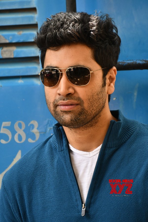 Adavi Sesh Stills From Evaru Movie Success Meet - Social News XYZ