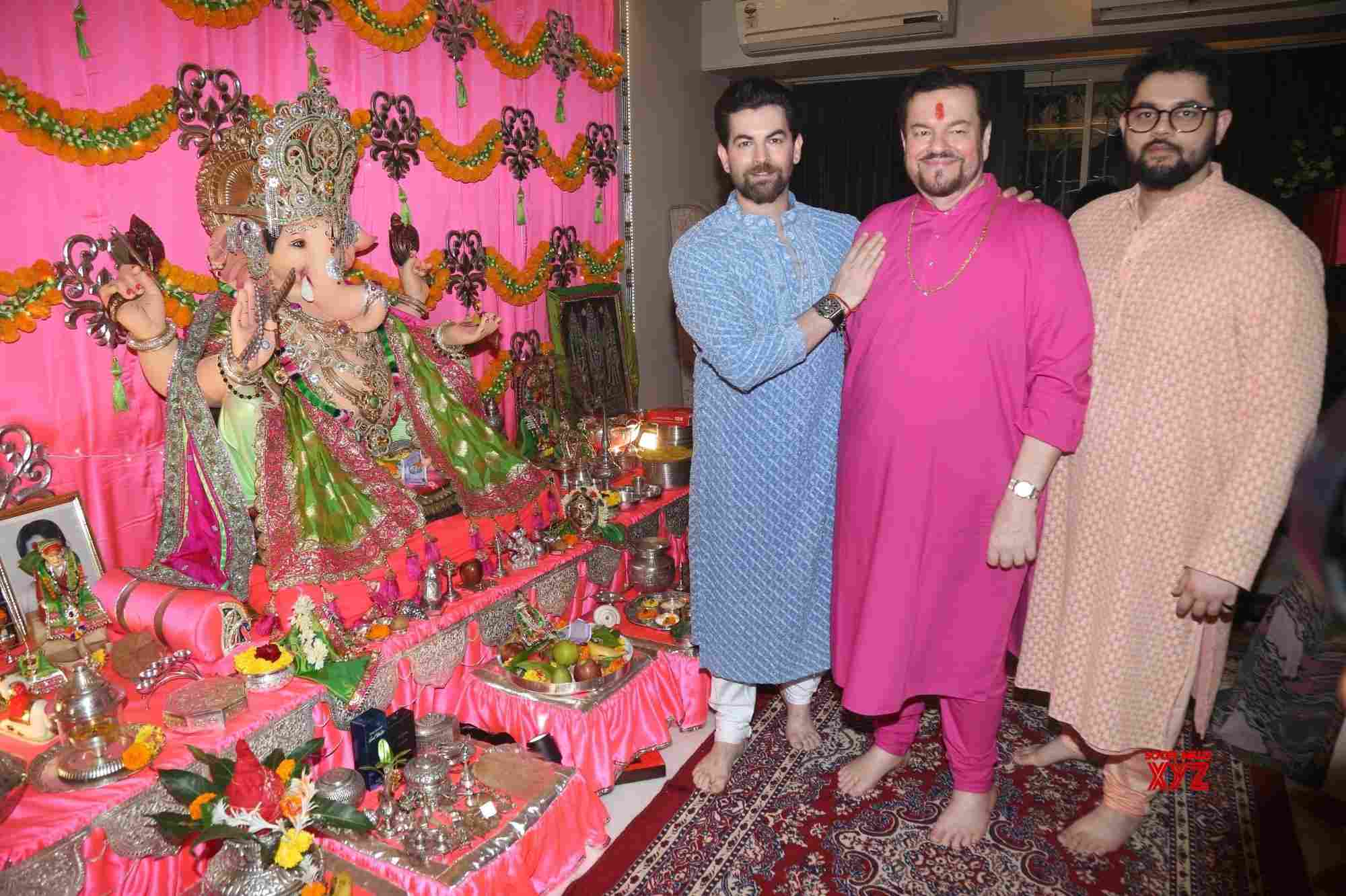 Mumbai: Neil Nitin Mukesh celebrate Ganesh Chaturthi #Gallery - Social ...