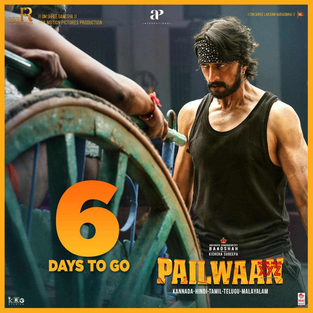 Kichcha Sudeep's Pailwaan Movie Overseas Release By API Films - Social ...
